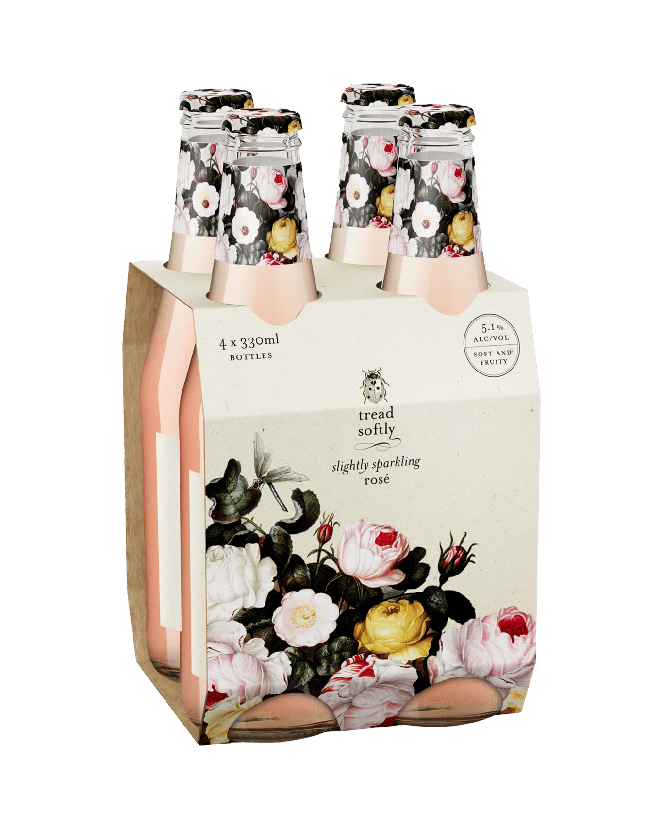 Buy Tread Softly Slightly Sparkling Rosé Bottles 330ml Online @Lowest Price