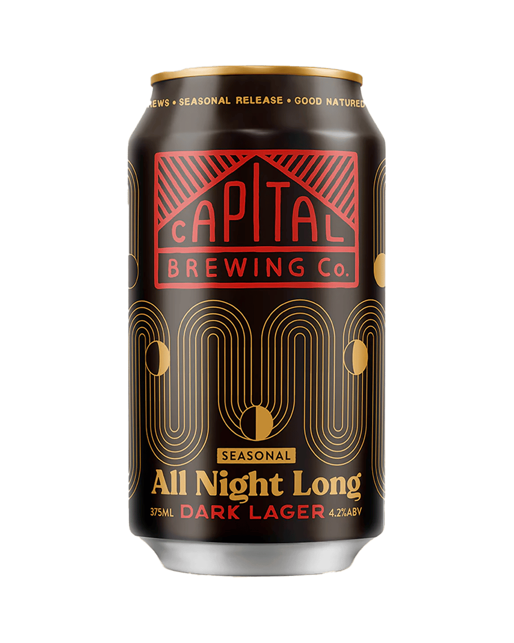 Buy Capital Brewing Co. All Night Dark Lager Can 375ml Online @Lowest Price