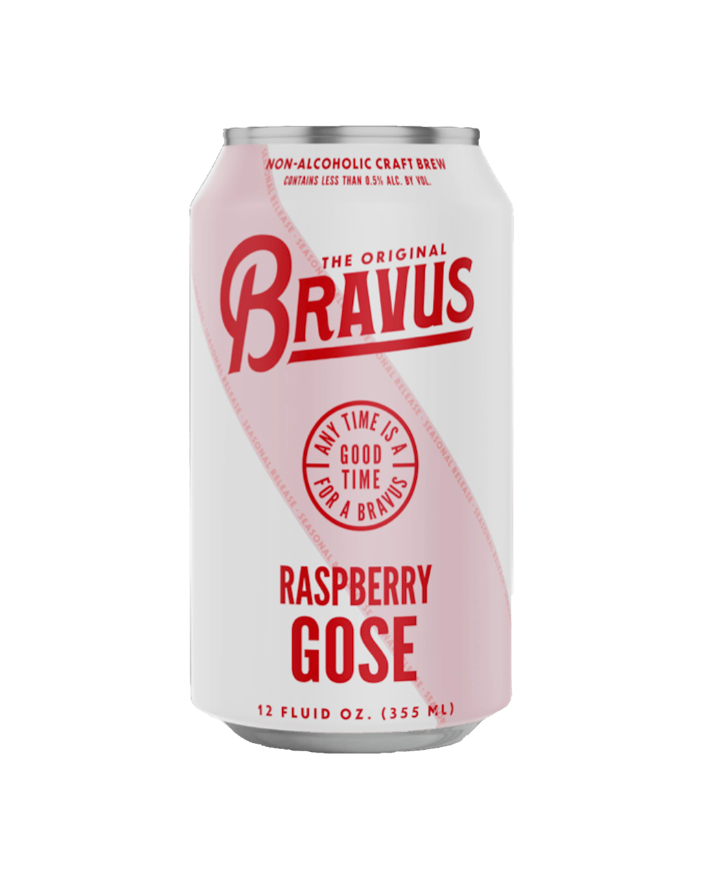 Buy Bravus Raspberry Gose Non Alcoholic Can 355ml Online @Lowest Price