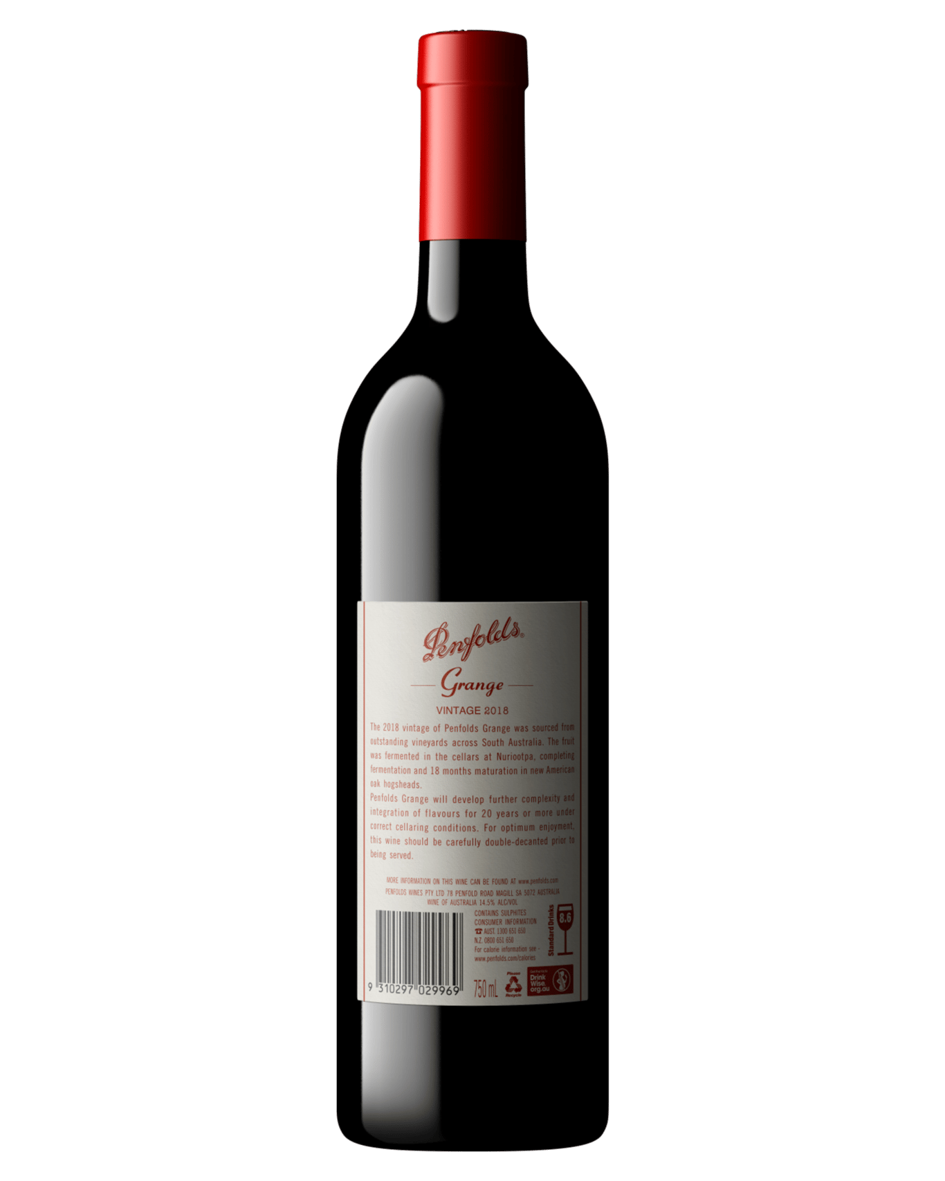 Buy Penfolds Bin 95 Grange 2018 750ml Online @Lowest Price