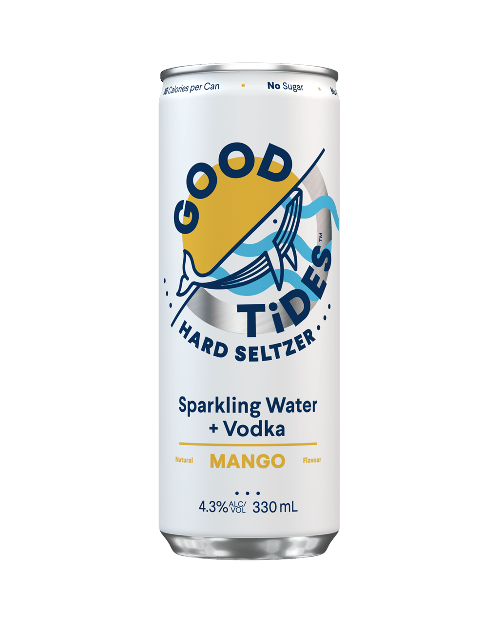 Buy Good Tides Hard Seltzer Mango 4.3% 330ml Online @Lowest Price