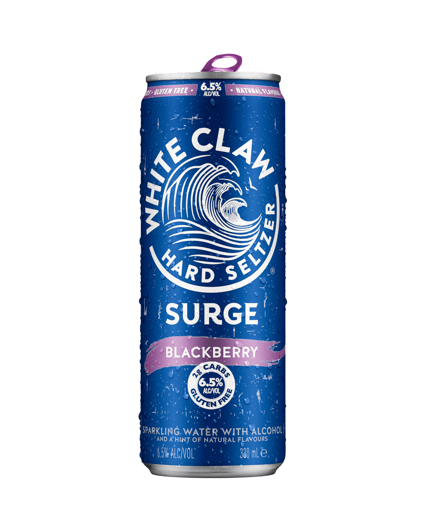 Buy White Claw Surge Hard Seltzer Blackberry 330ml Cans Online @Lowest ...