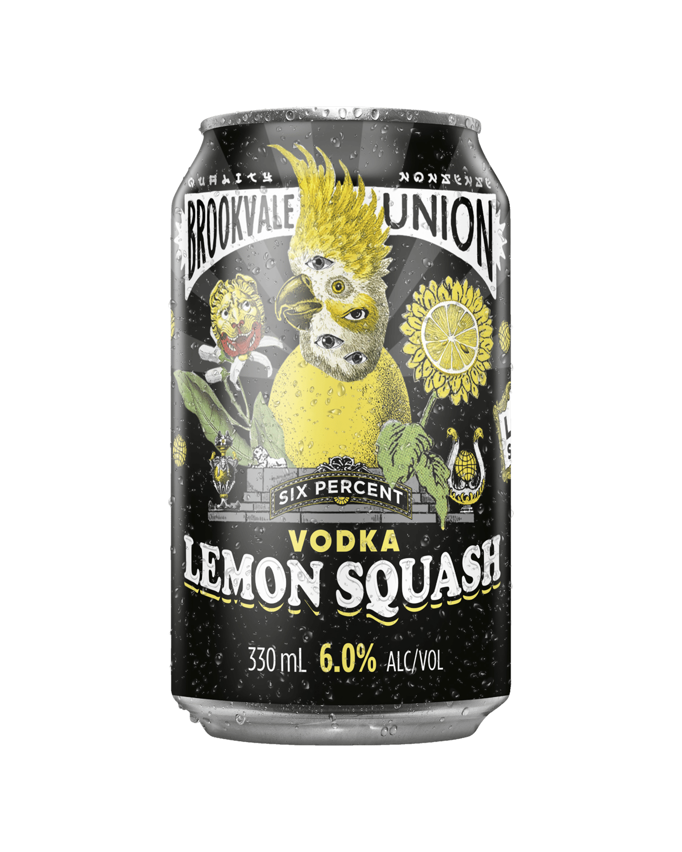 Buy Brookvale Union Vodka Lemon Squash Cans 330ml Online @Lowest Price