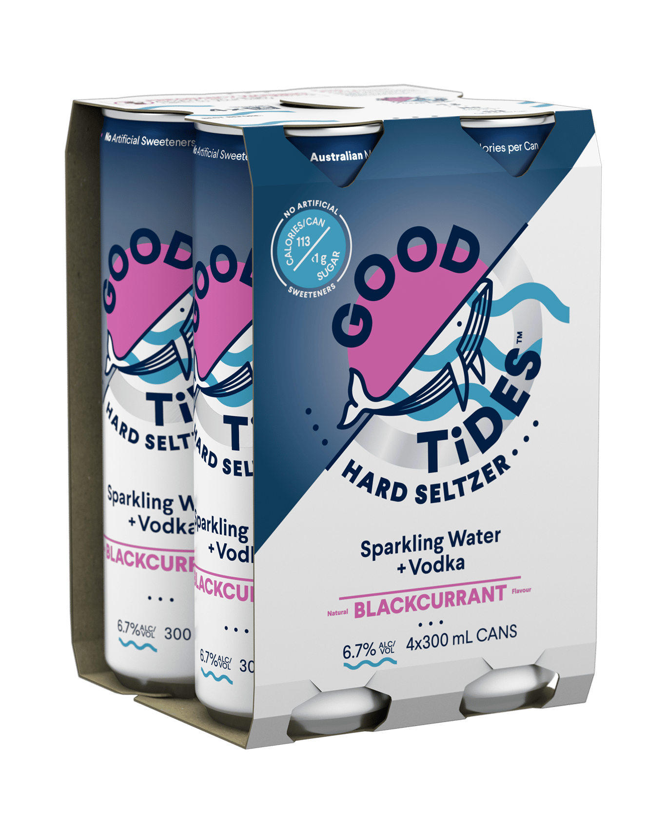 Buy Good Tides Seltzer Blackcurrant 300ml Online @Lowest Price