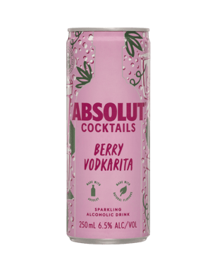 Buy Absolut Berry Vodkarita Can 250ml Online @Lowest Price