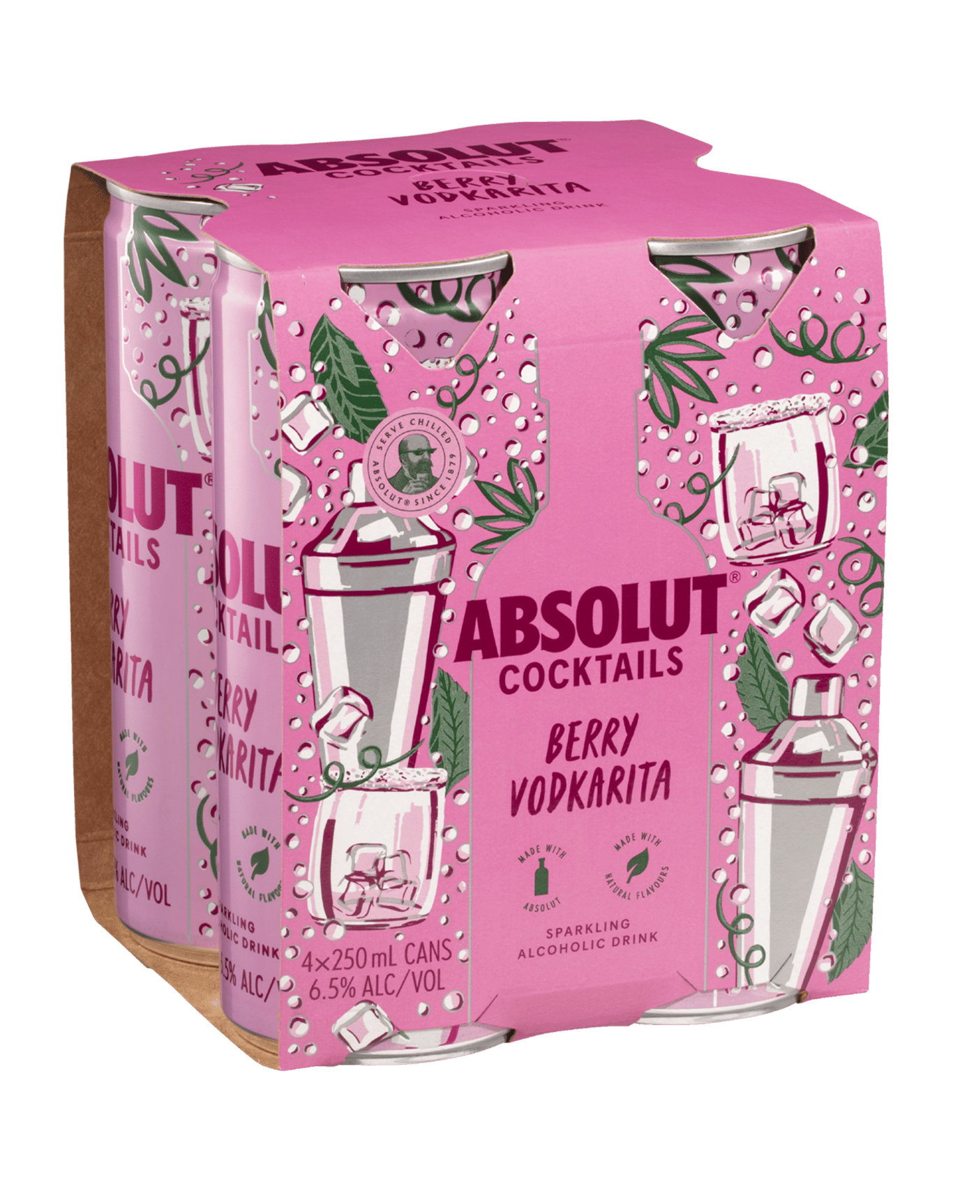 Buy Absolut Berry Vodkarita Can 250ml Online @Lowest Price