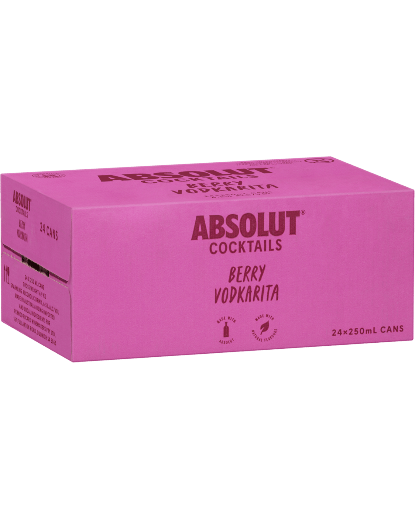 Buy Absolut Berry Vodkarita Can 250ml Online @Lowest Price