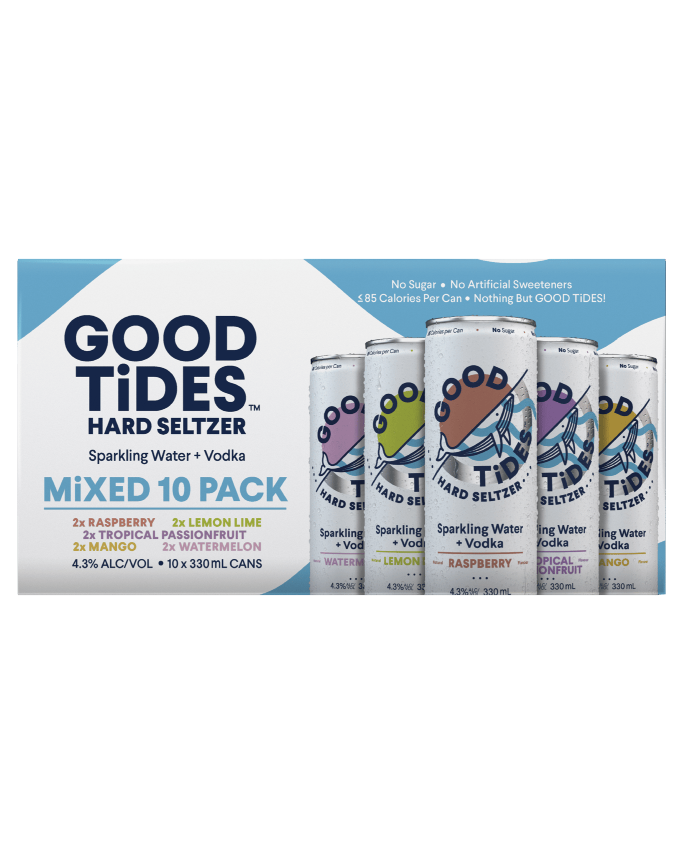 Buy Good Tides Seltzer Mixed 10pk Can 330ml Online (Lowest Price ...