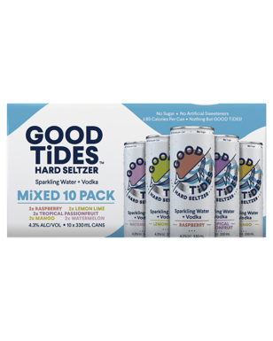 Buy Good Tides Seltzer Mixed 10pk Can 330ml Online (Lowest Price ...