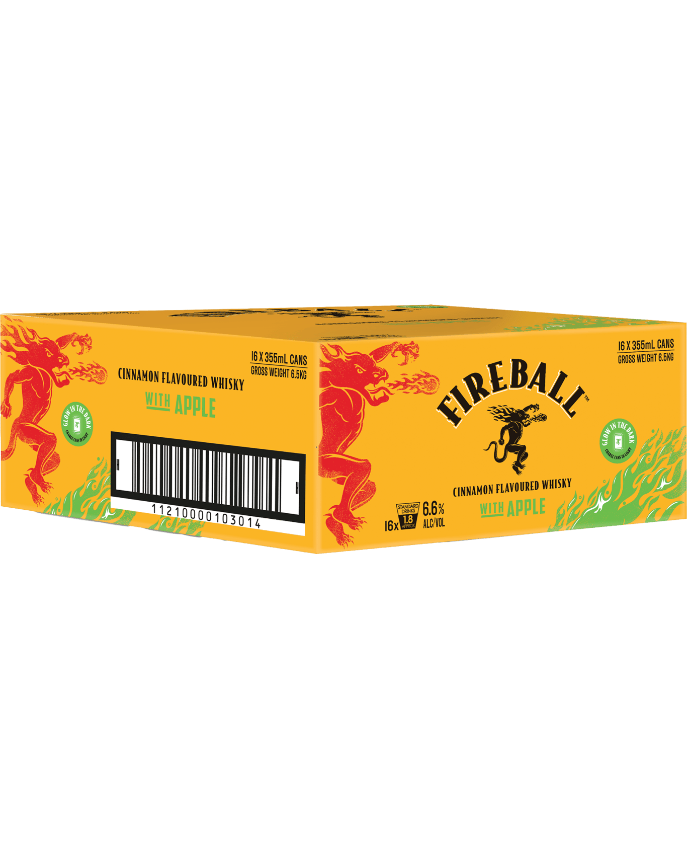 Buy Fireball Cinnamon Whisky With Apple Cans 355ml Online @Lowest Price