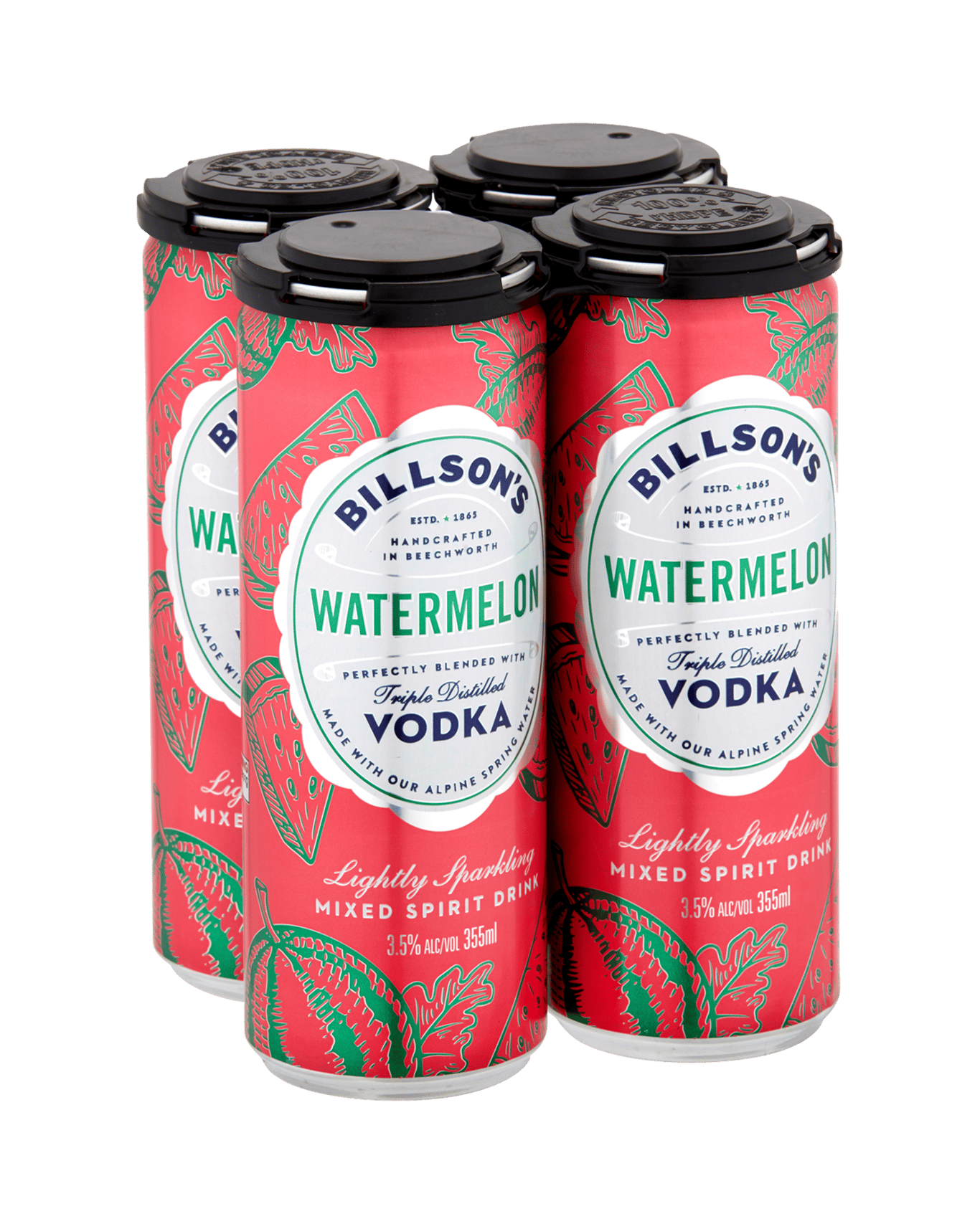 Buy Billson's Vodka Watermelon Cans 355ml Online @Lowest Price