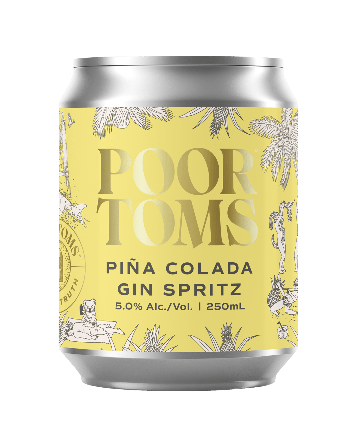 Buy Poor Toms Pina Colada Gin Spritz 250ml Online (Low Prices) from Dan ...