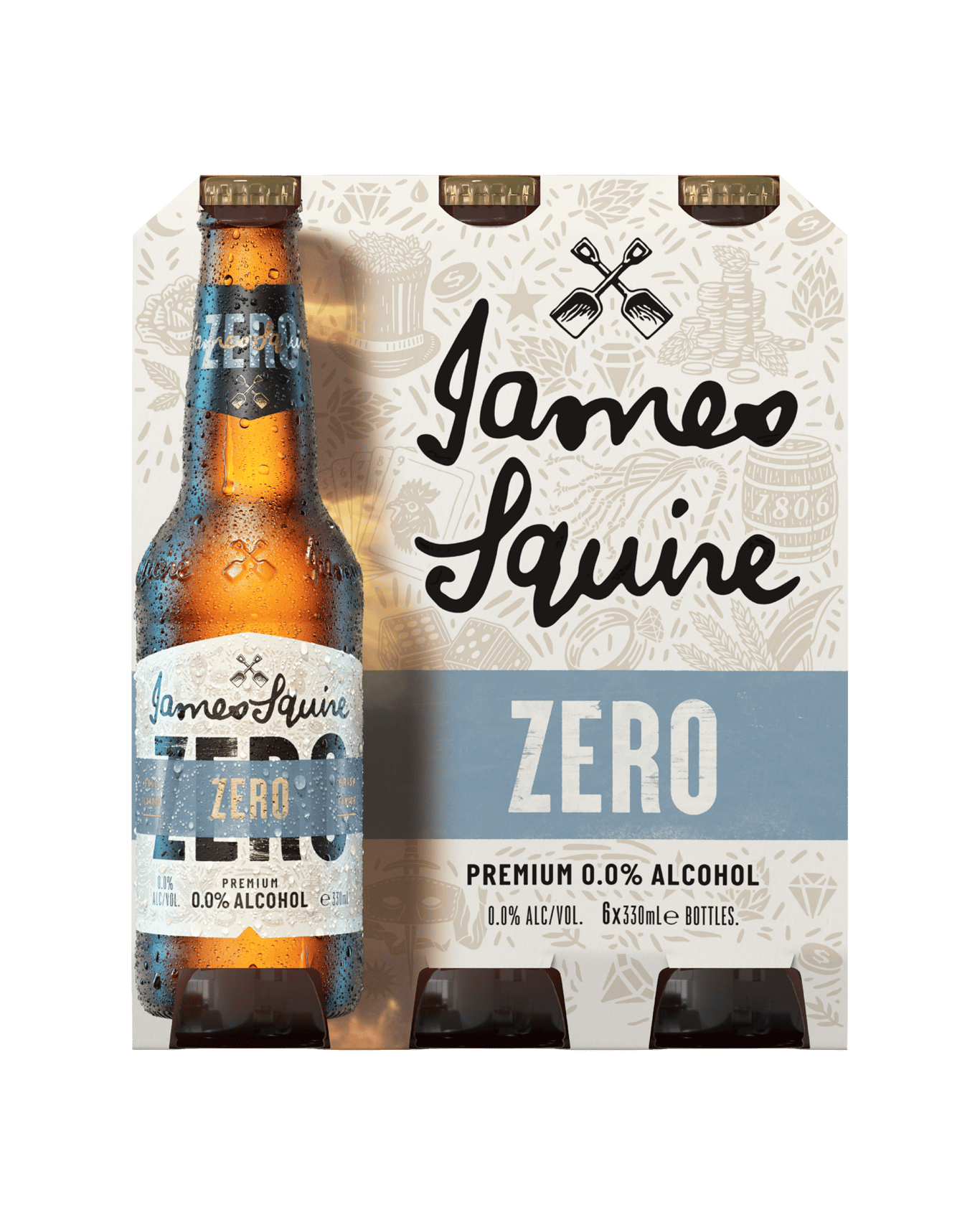 Buy James Squire Zero Alc Bottle 330ml Online (Lowest Price Guarantee ...