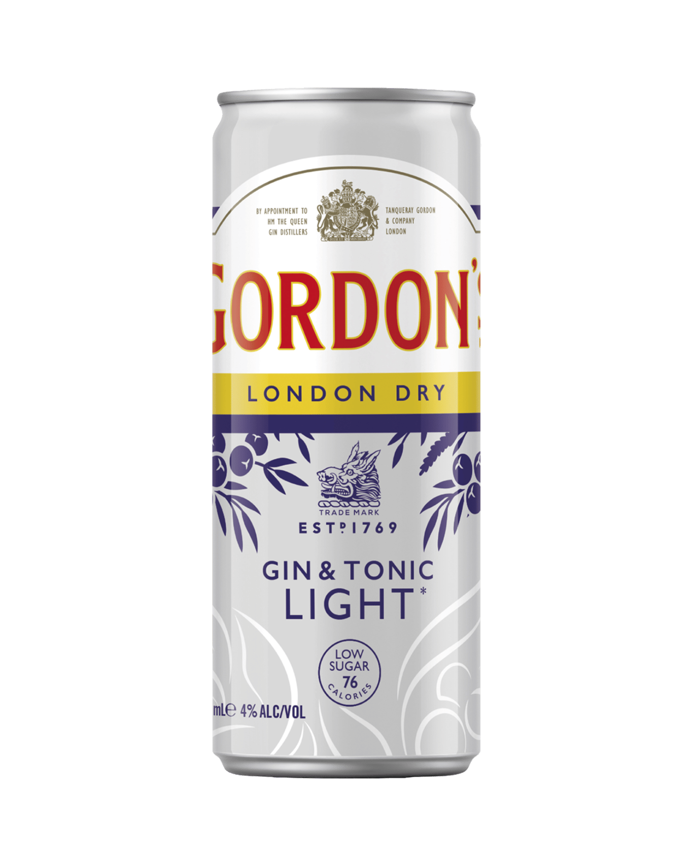 Buy Gordons Gin & Tonic Light Can 250ml Online @Lowest Price