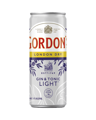 Buy Gordons Gin & Tonic Light Can 250ml Online @Lowest Price