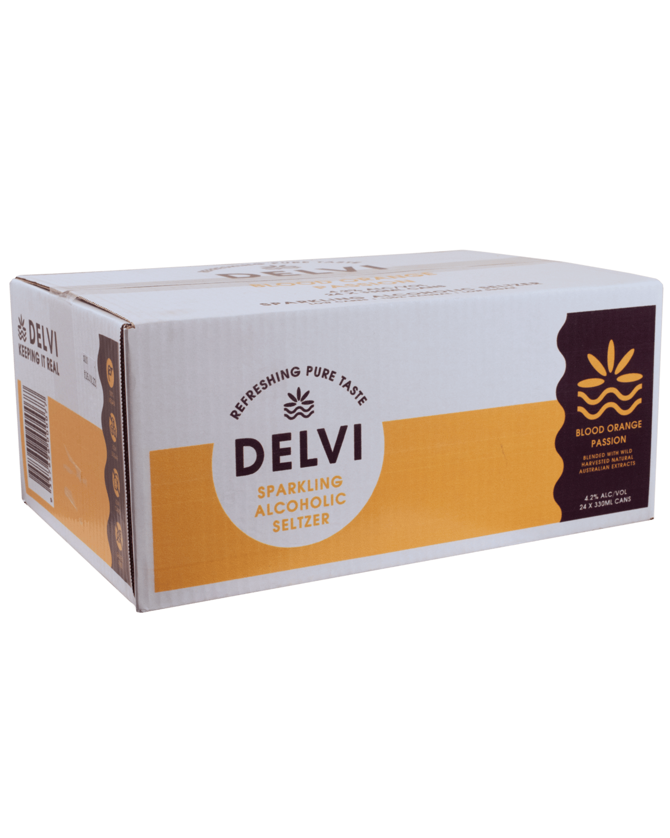 Buy Delvi Delvi Seltzer Blood Orange Passion 330ml Online @Lowest Price