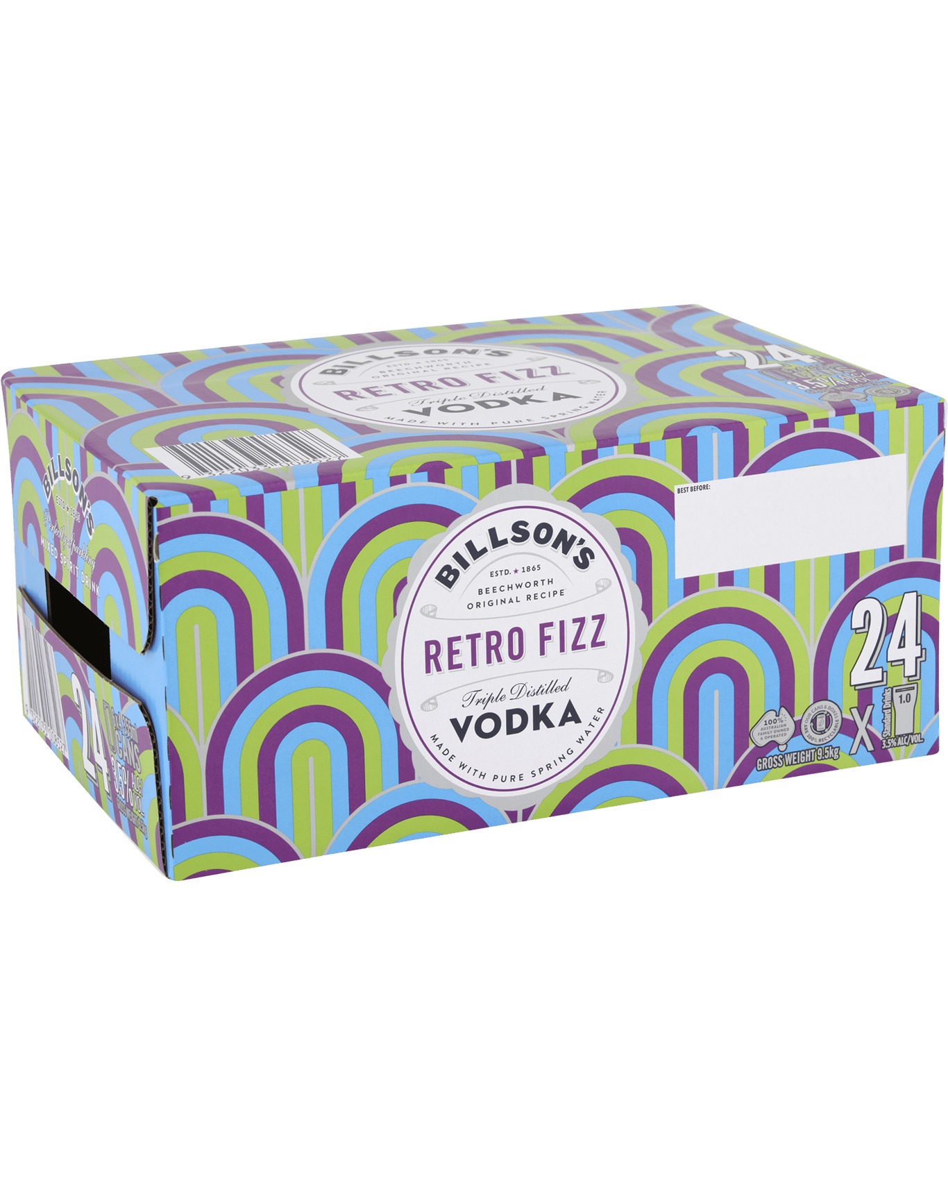 Buy Billson’s Vodka With Retro Fizz Cans 355ml Online @Lowest Price