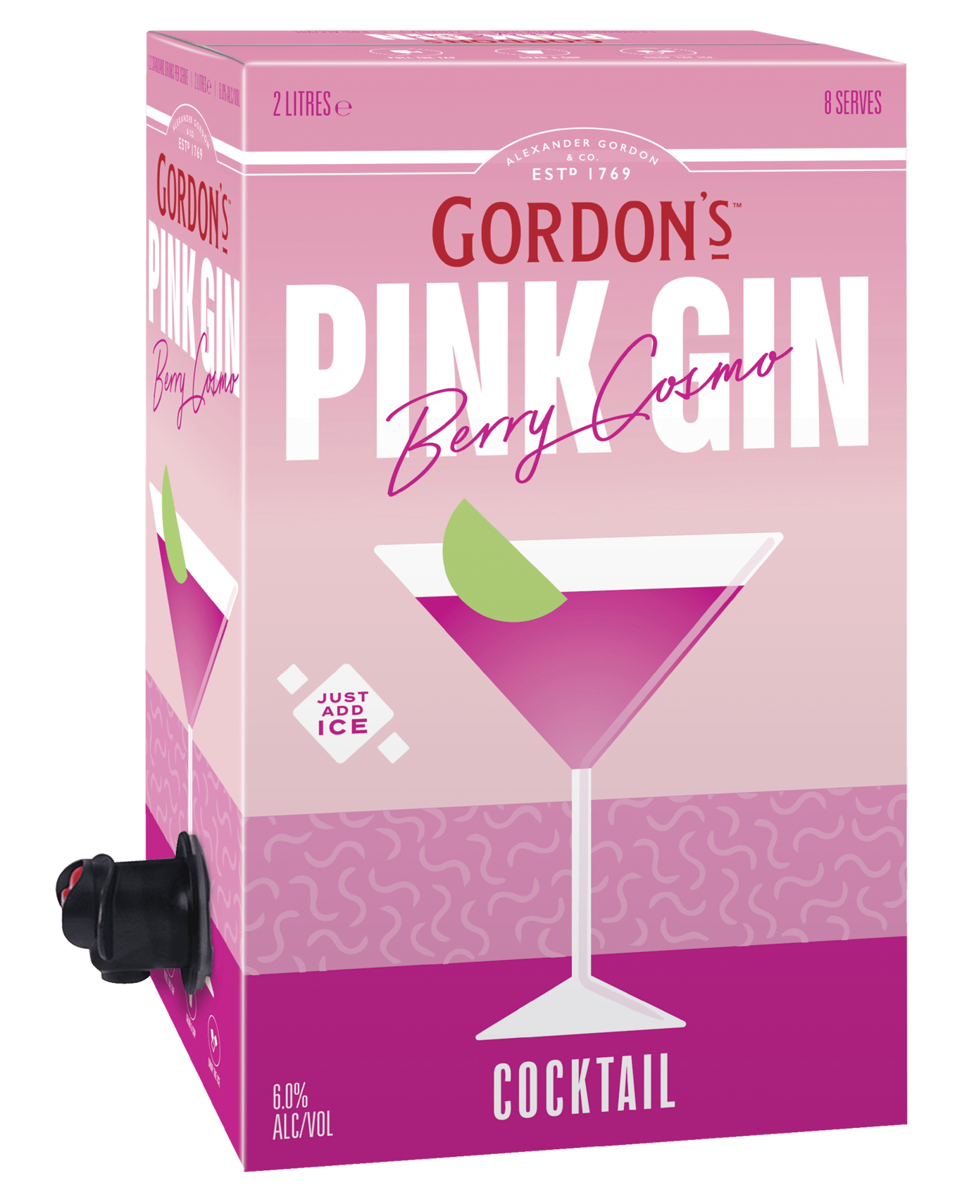 Buy Gordon's Pink Berry Cosmo 2l Online @Lowest Price