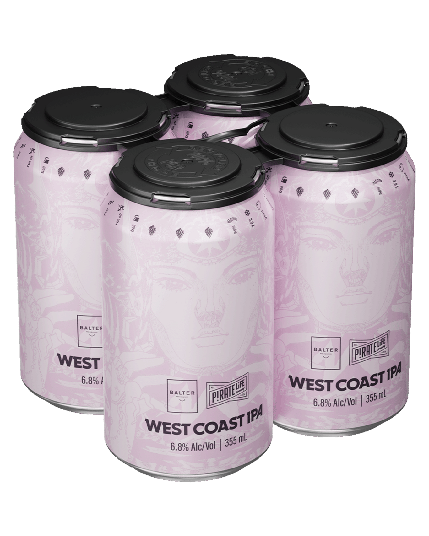 Buy Pirate Life Brewing X Balter West Coast Ipa Can 355ml Online ...