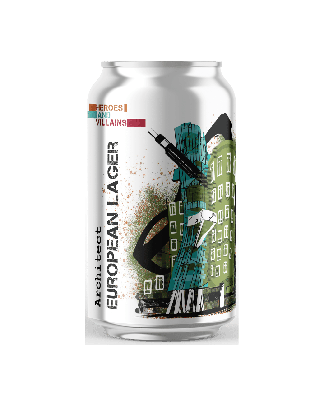 Buy Heroes And Villians Architct European Lager Cans 375ml Online ...