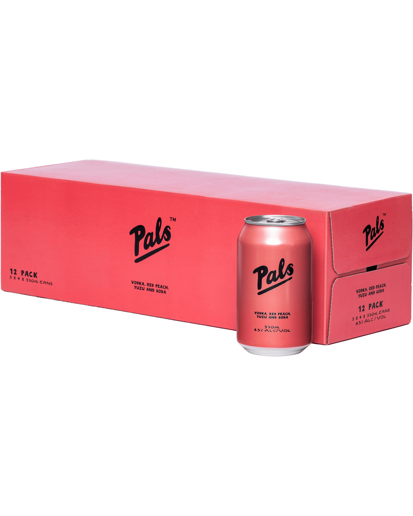 Buy Pals Vodka Peach Yuzu & Soda Cans 330ml Online @Lowest Price