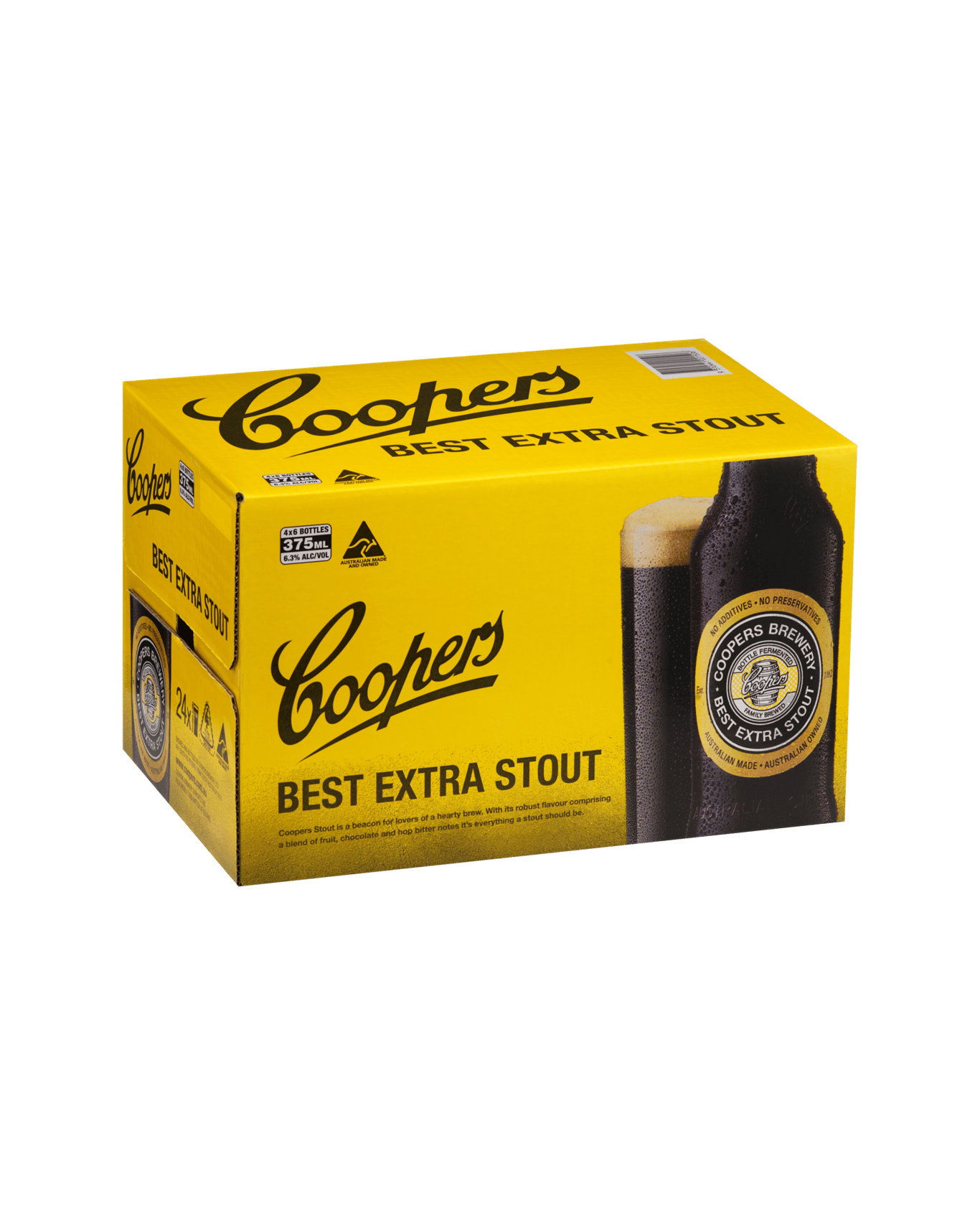 Coopers Best Extra Stout Bottles 375ml (Unbeatable Prices): Buy Online ...