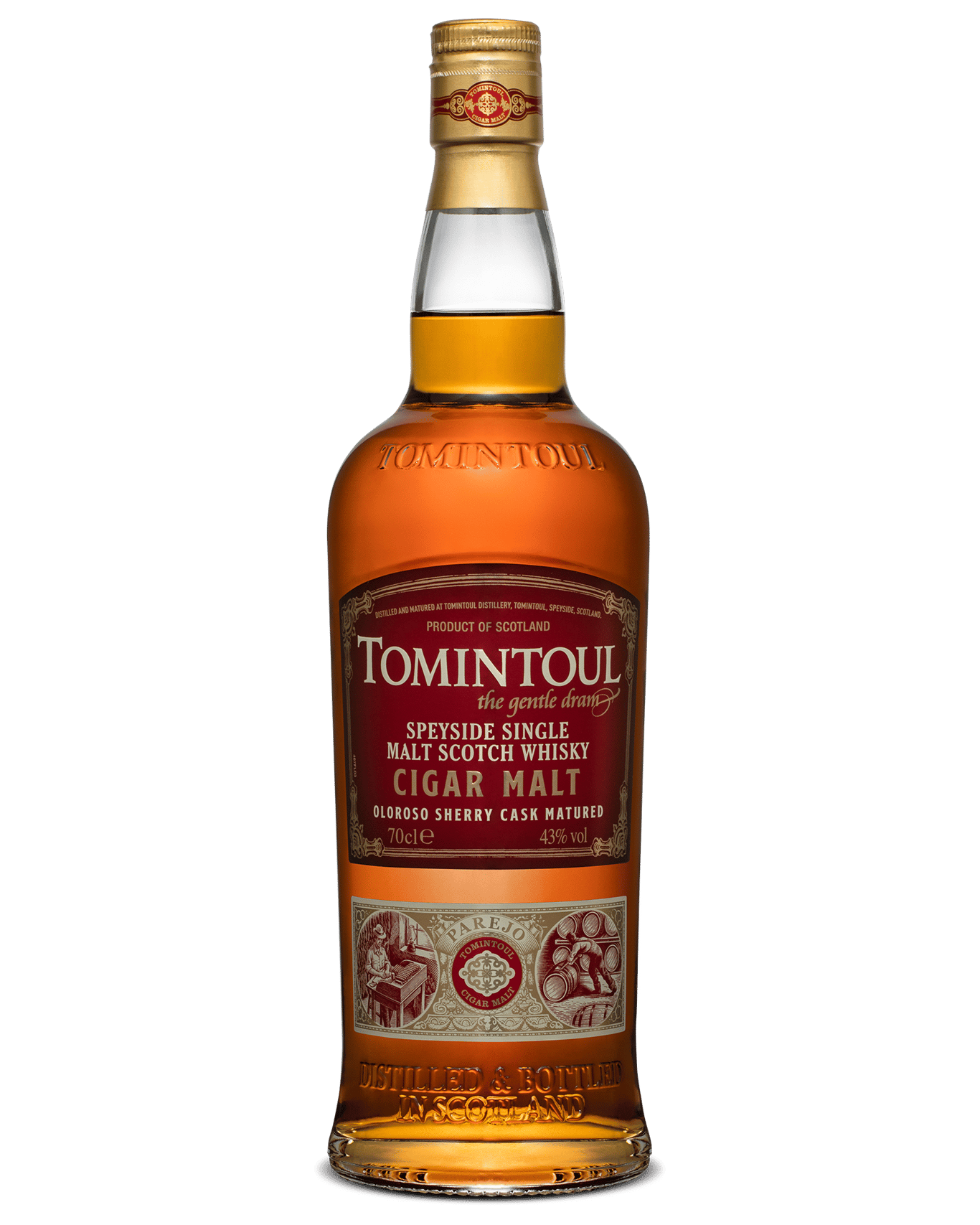 Buy Tomintoul Cigar Malt Speyside Single Malt Scotch Whisky 700ml ...