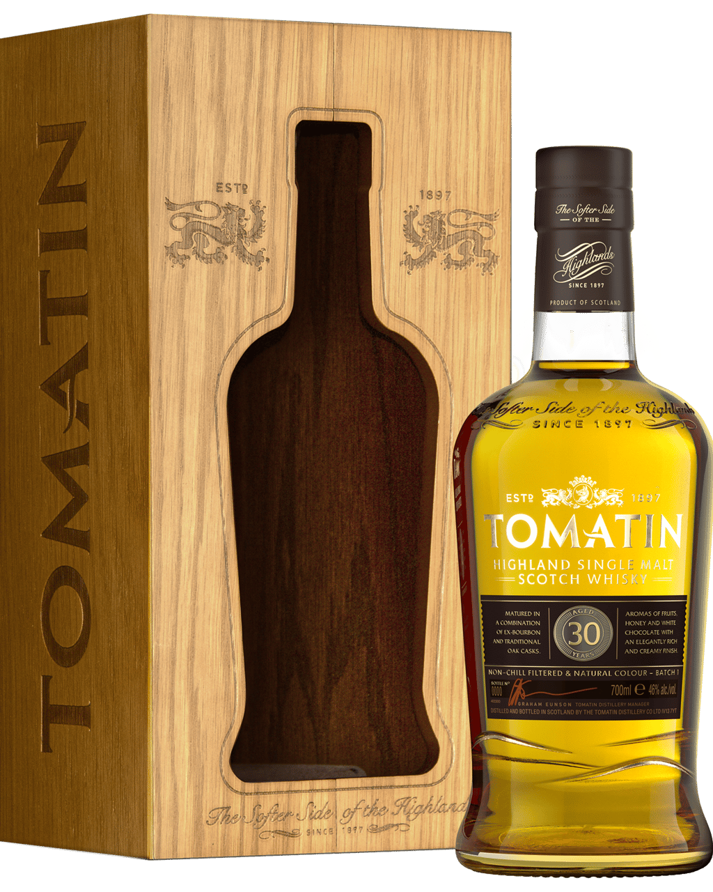Buy Tomatin Single Malt Scotch Whisky 30yo 700ml Online @Lowest Price