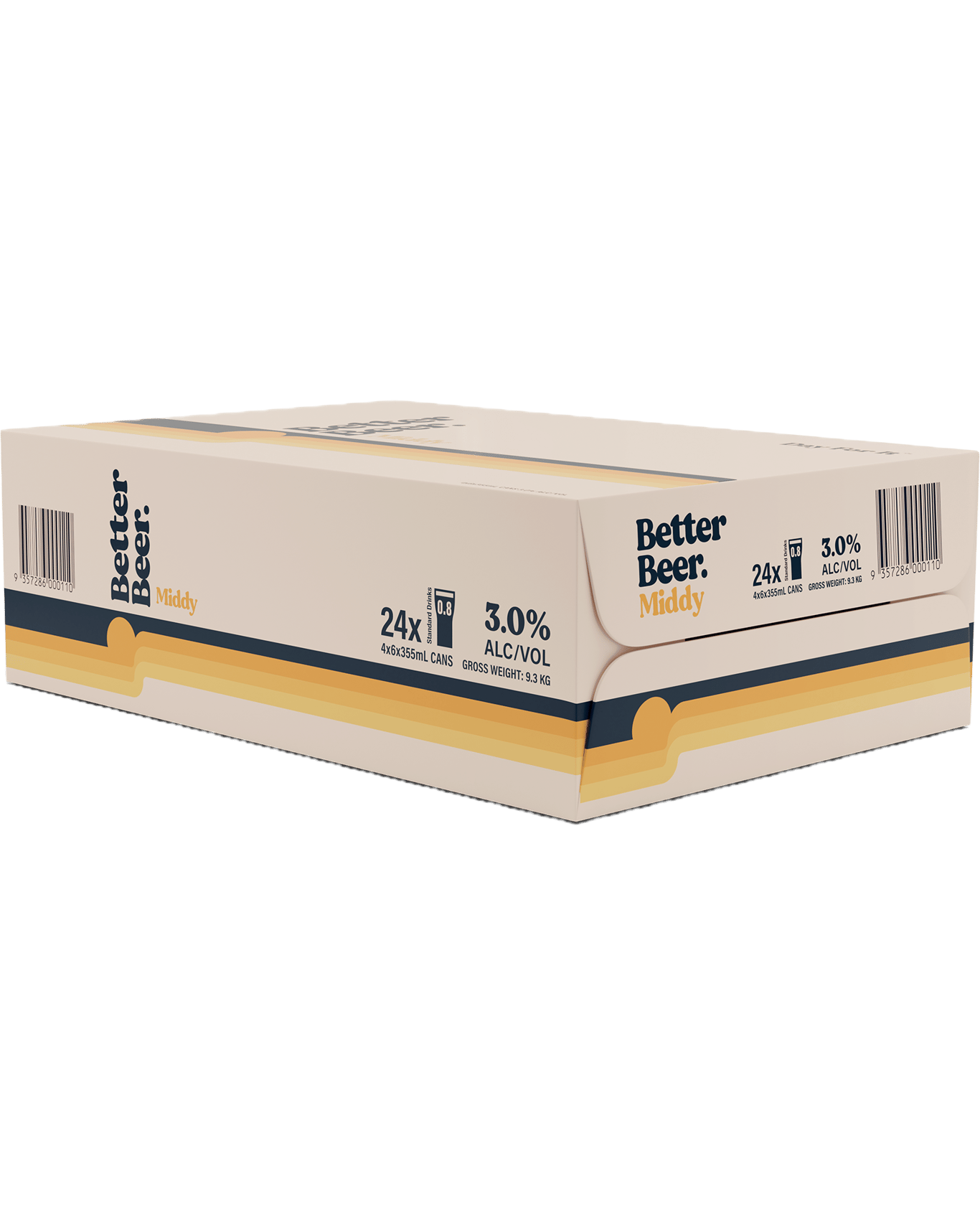 Buy Better Beer Middy Lager 3.0% Can 355ml Online @Lowest Price