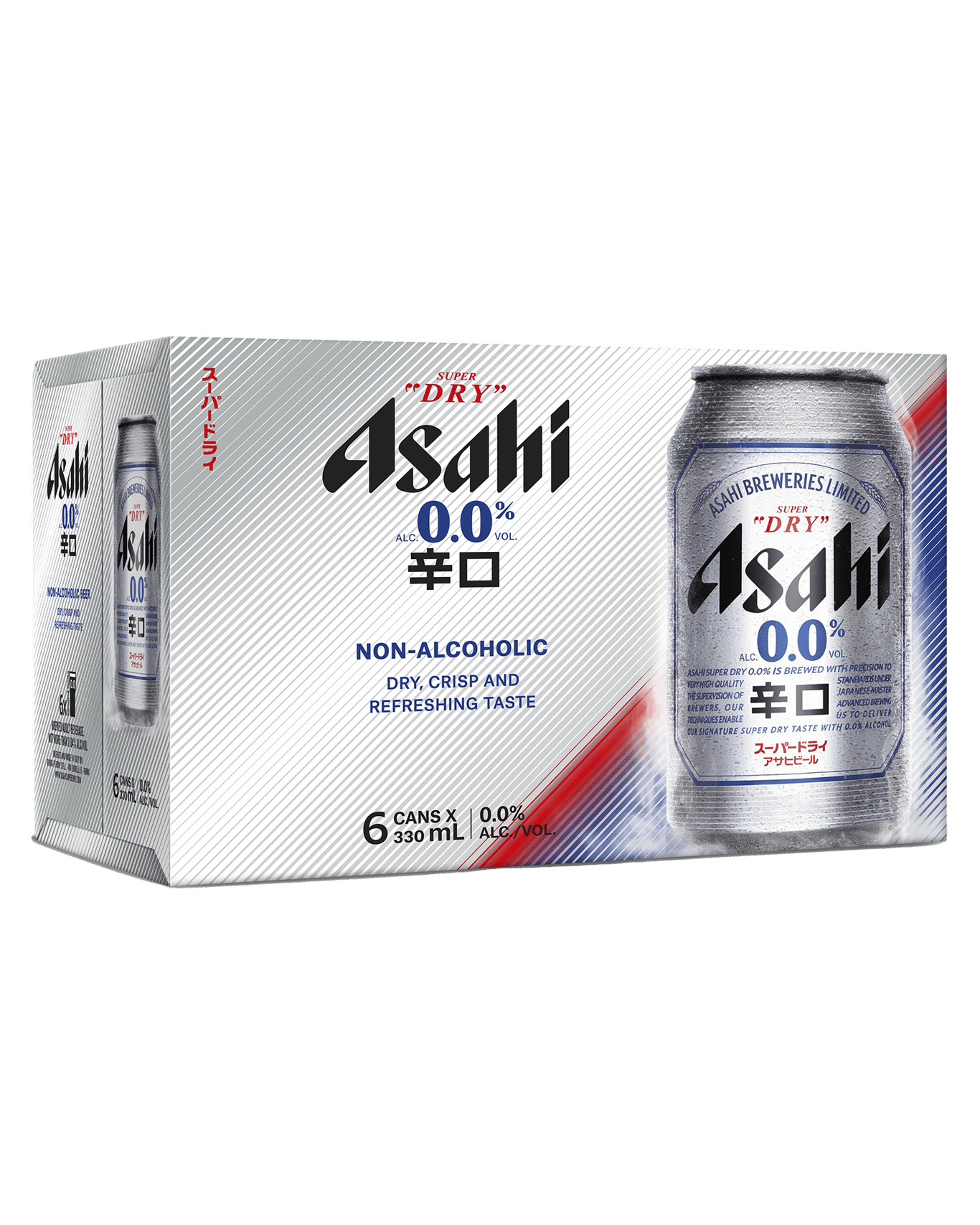 Buy Asahi Super Dry 0.0% Cans 330ml Online @Lowest Price