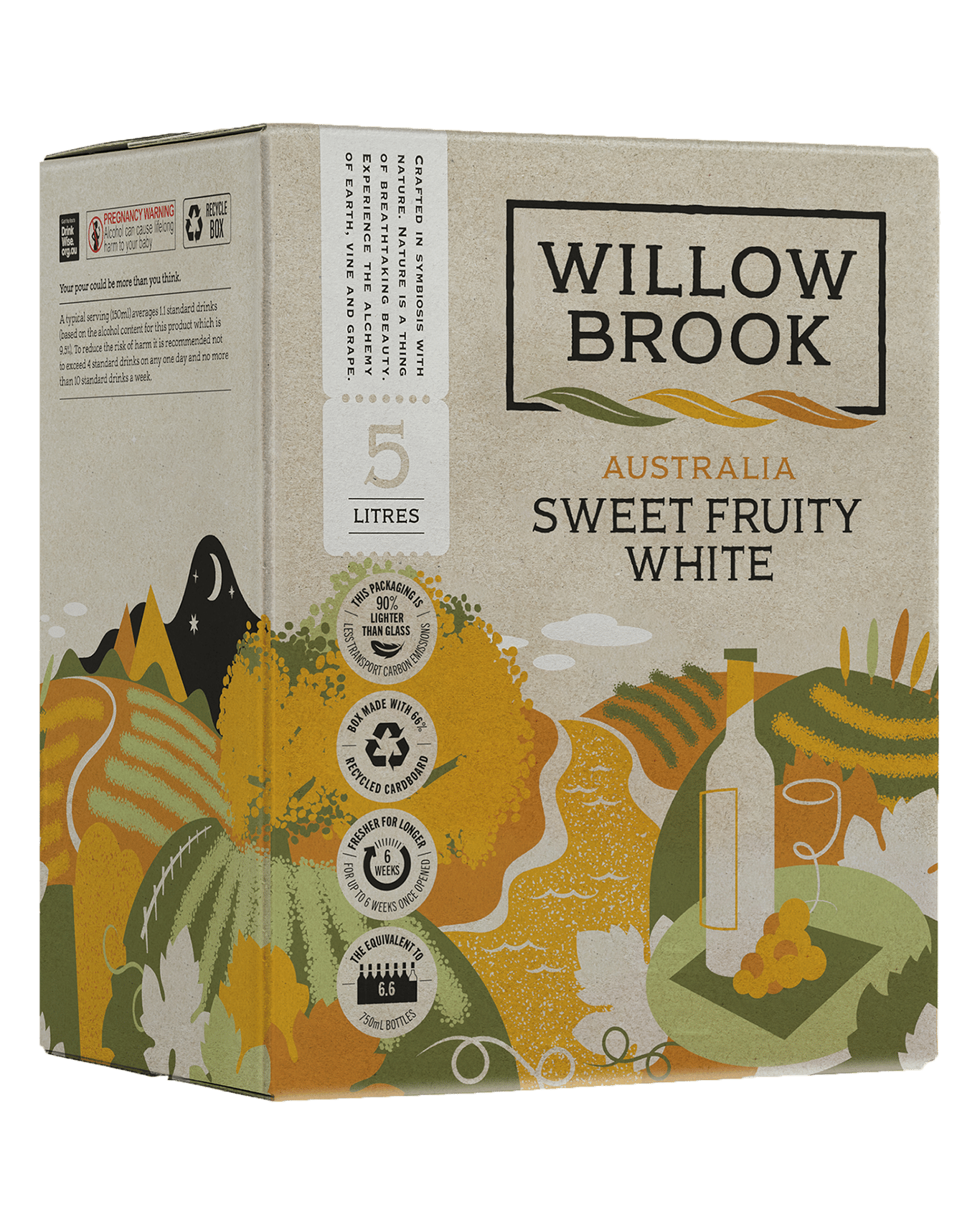 Buy Willowbrook Sweet Fruity White 5l Online @Lowest Price