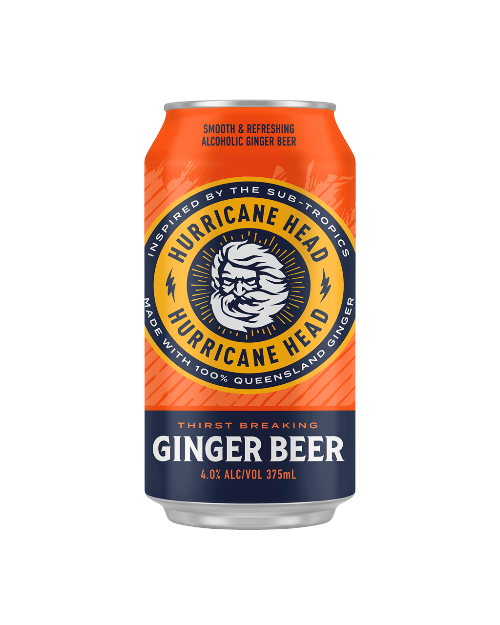Buy Hurricane Head Ginger Cans 375ml Online @Lowest Price