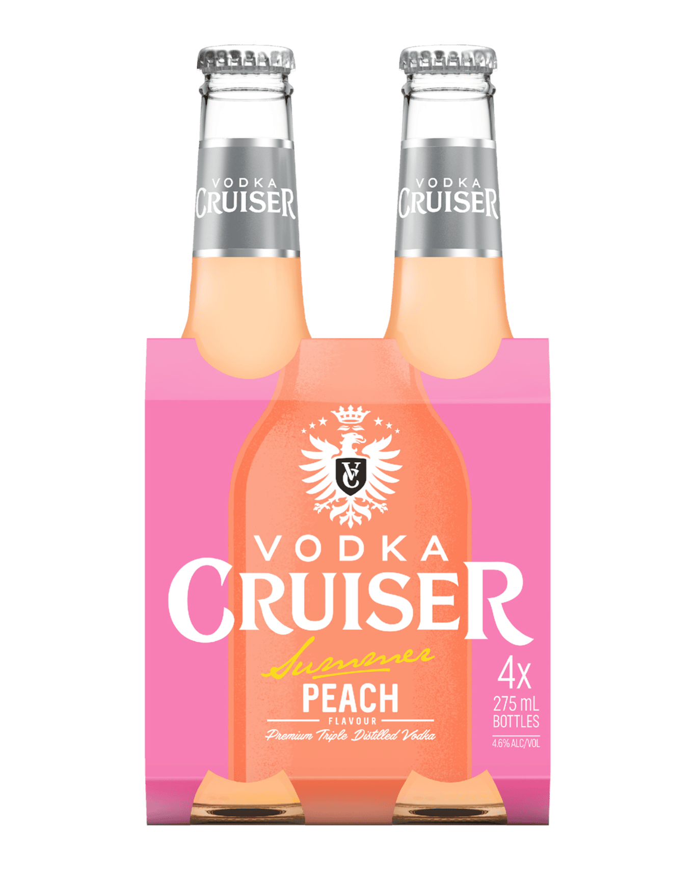 Buy Vodka Cruiser Summer Peach Bottles 275ml Online @Lowest Price