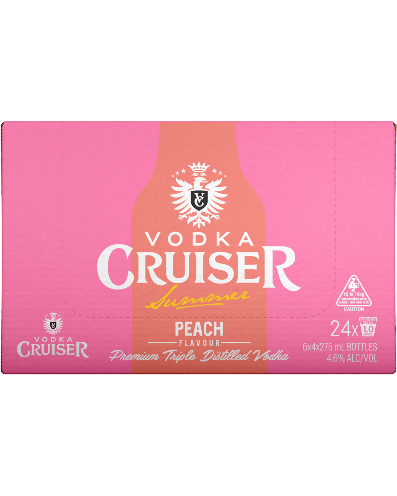 Buy Vodka Cruiser Summer Peach Bottles 275ml Online @Lowest Price