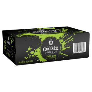 Buy Vodka Cruiser Double Lemon Lime 6.8% Cans 375ml Online @Lowest Price