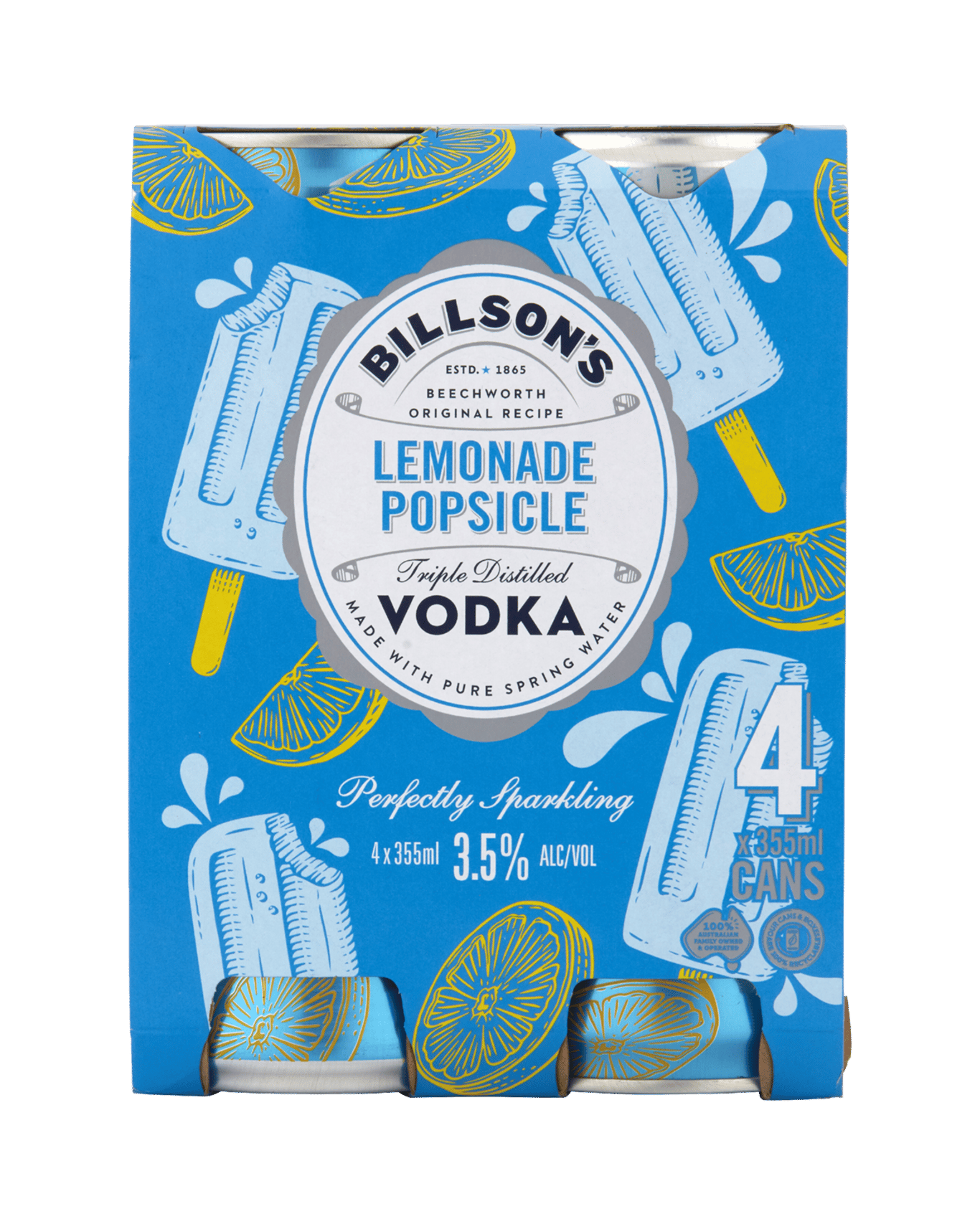 Buy Billson's Vodka With Lemonade Popsicle Cans 355ml Online @Lowest Price