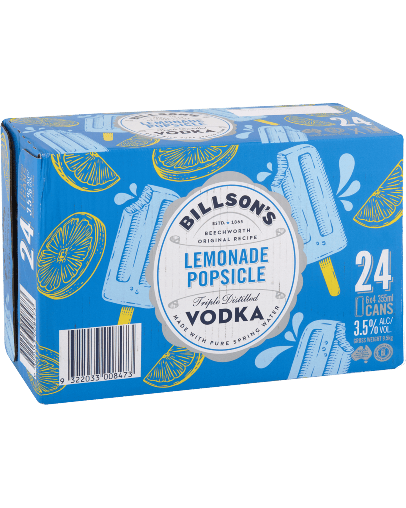 Buy Billson's Vodka With Lemonade Popsicle Cans 355ml Online @Lowest Price