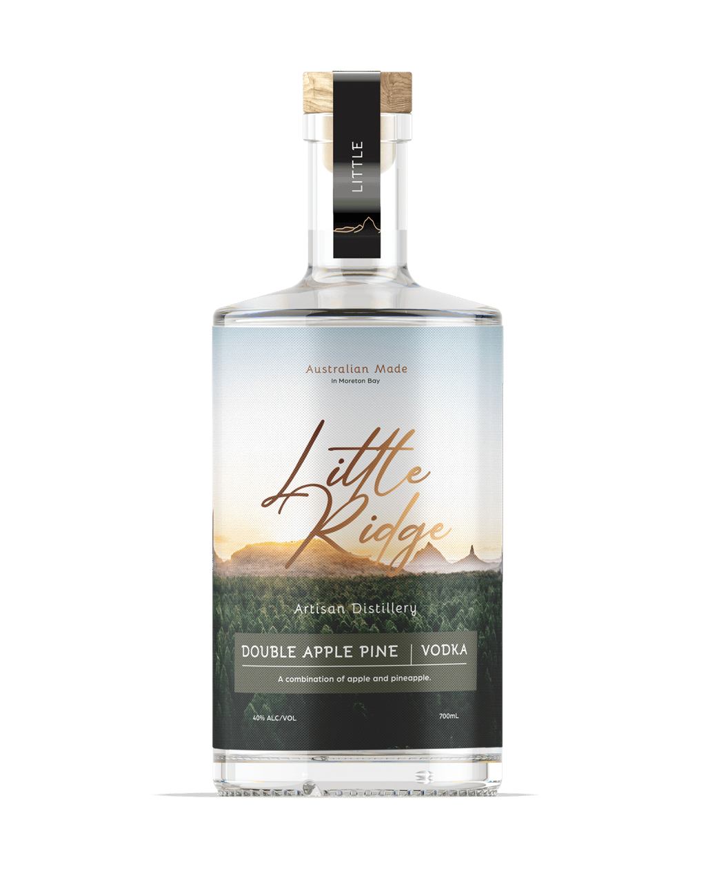 Buy Little Ridge Distillery Double Apple Pine Vodka 700ml Online ...