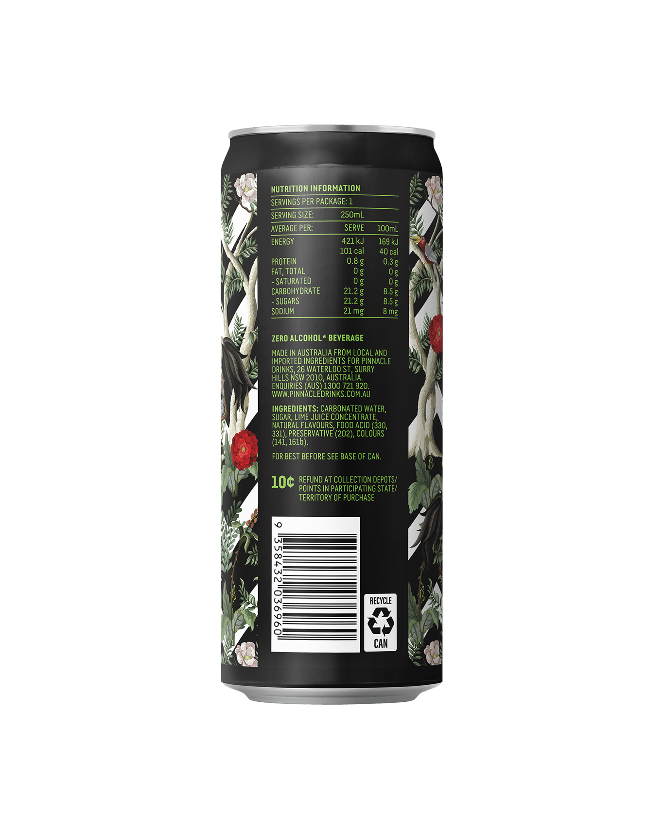Buy Vine & Jungle Zero Alcohol Mojito Can 250ml Online @Lowest Price