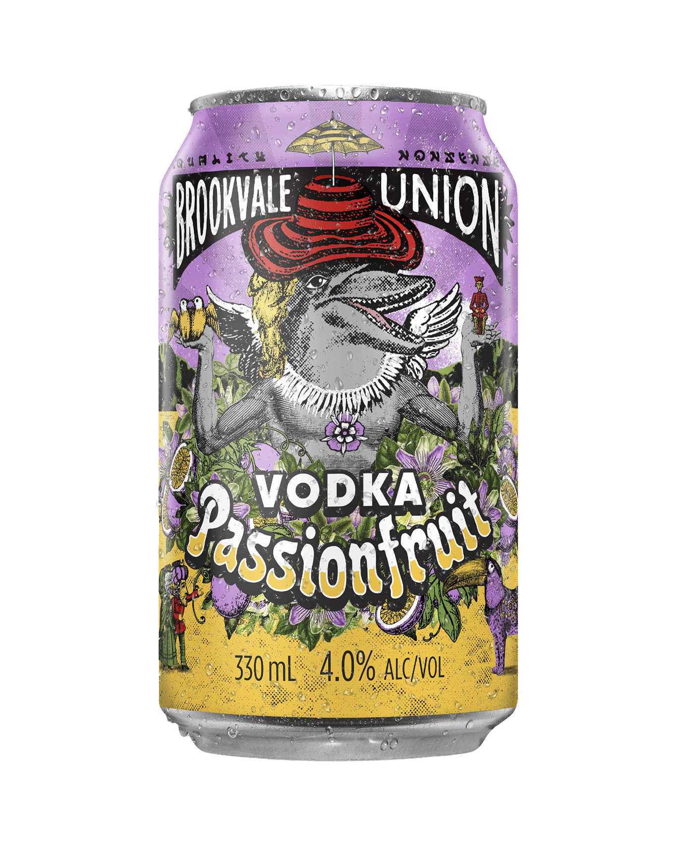 Buy Brookvale Union Vodka Passionfruit Can 330ml Online @Lowest Price