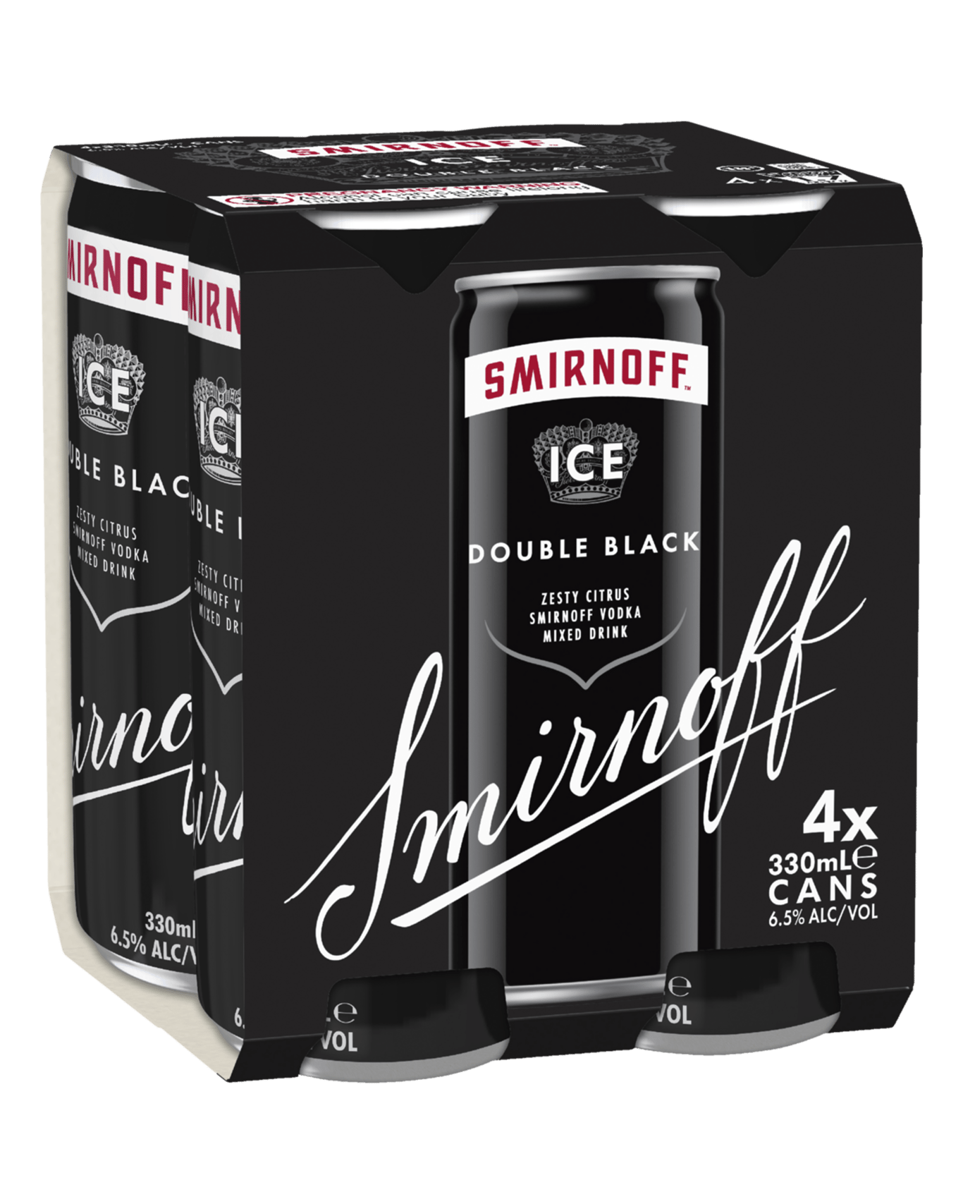 Buy Smirnoff Ice Double Black 6.5% Cans 330ml Online @Lowest Price