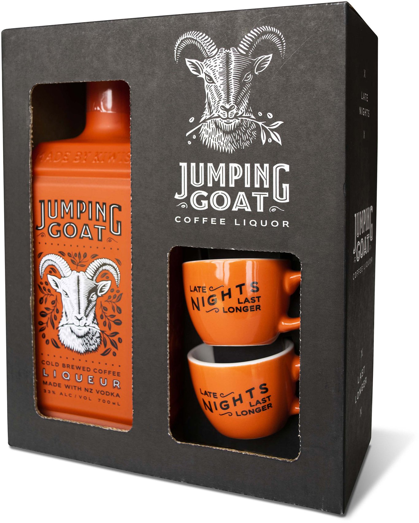 Buy Jumping Goat Coffee Infused Vodka Gift Pack 700ml Online @Lowest Price
