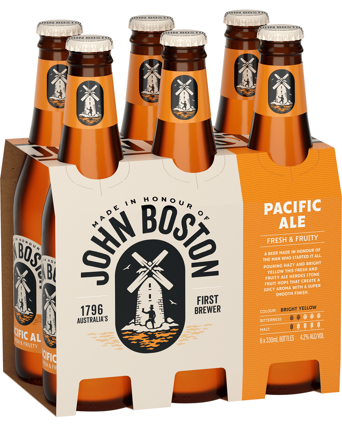 Buy John Boston Pacific Ale Bottle 330ml Online @Lowest Price