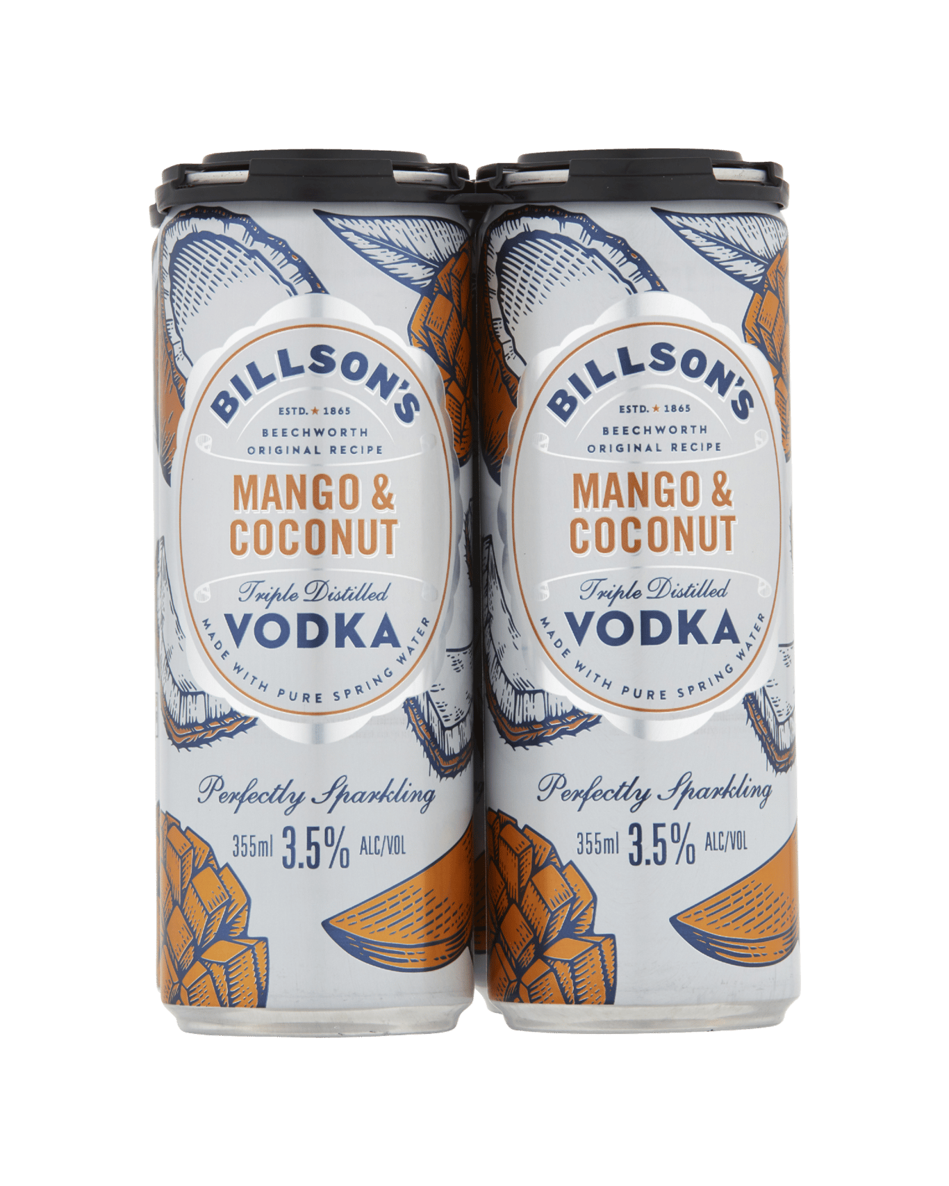 Buy Billson’s Vodka With Mango & Coconut Cans 355ml Online @Lowest Price