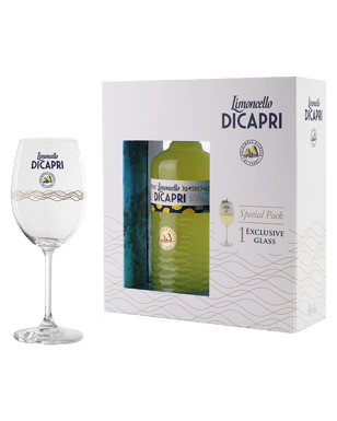 Buy Limoncello Di Capri Limoncello 700ml Glass Gift Pack Online (Low ...