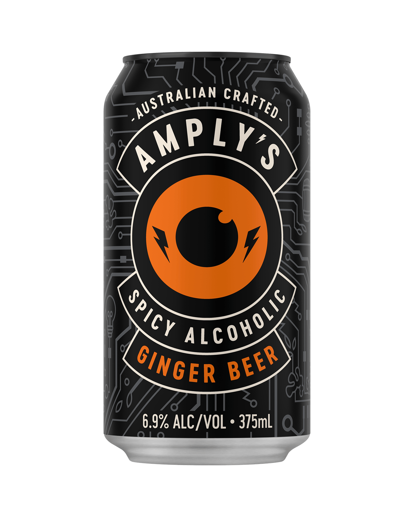 Buy Amplys Spicy Alcoholic Ginger Beer Cans 10x375ml Online @Lowest Price