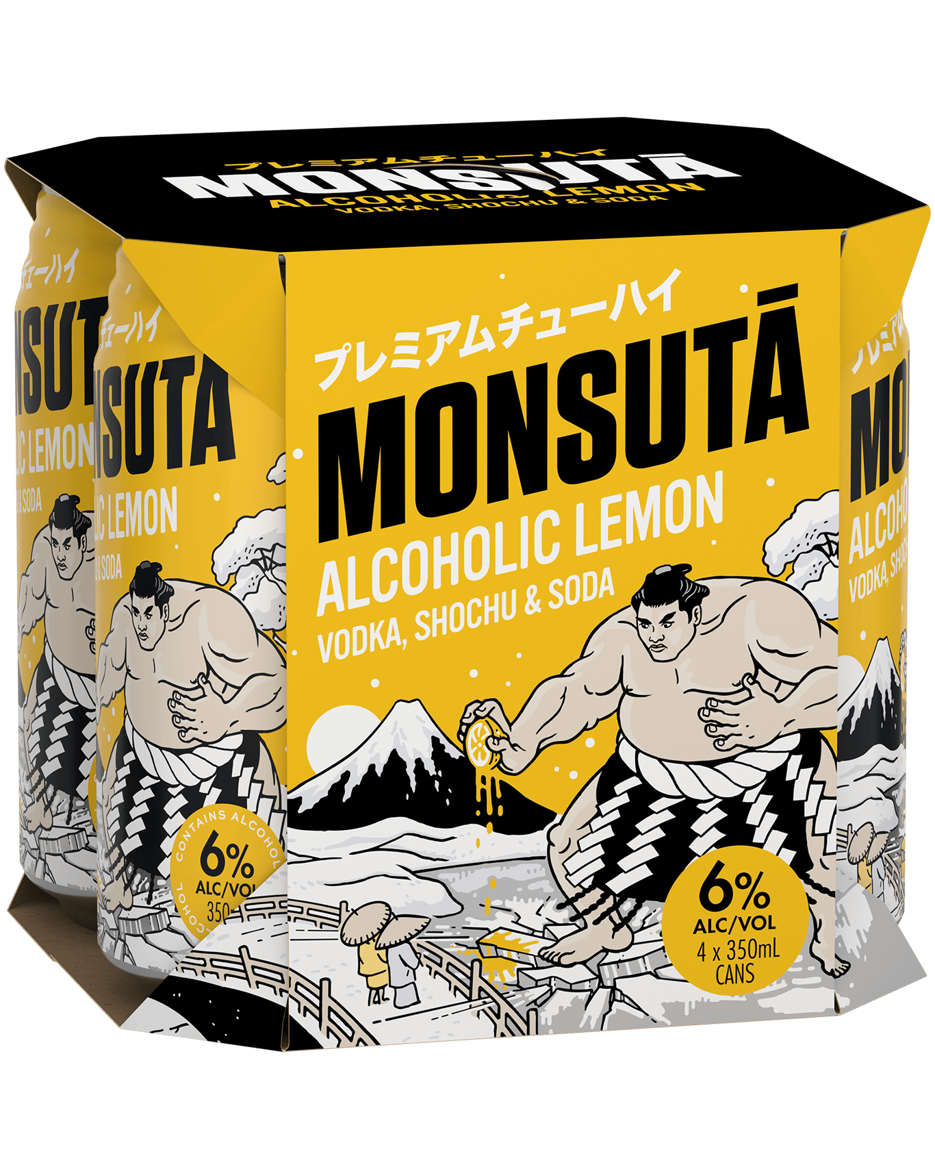 Buy Monsuta Lemon Chuhai 6% Cans 350ml Online @Lowest Price