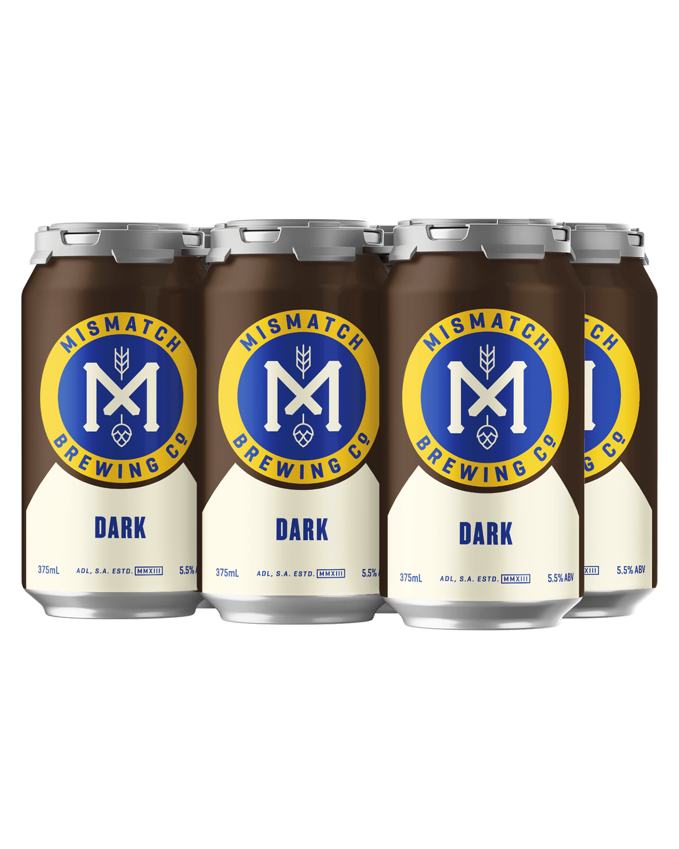 Buy Mismatch Brewing Co Dark Ale Can 375ml Online @Lowest Price