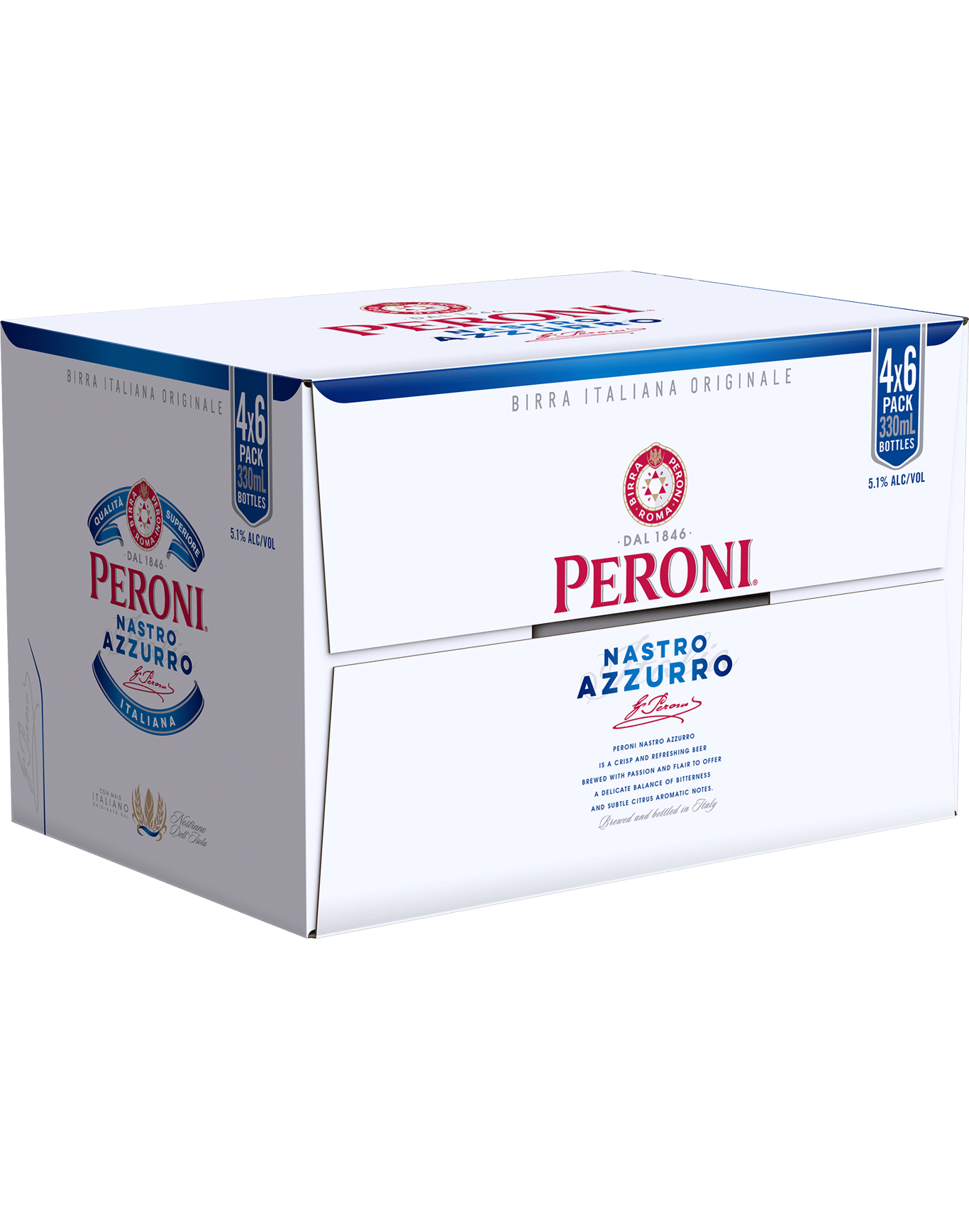 Buy Peroni Nastro Azzurro Nastro Azzurro Bottles 330ml Online @Lowest Price