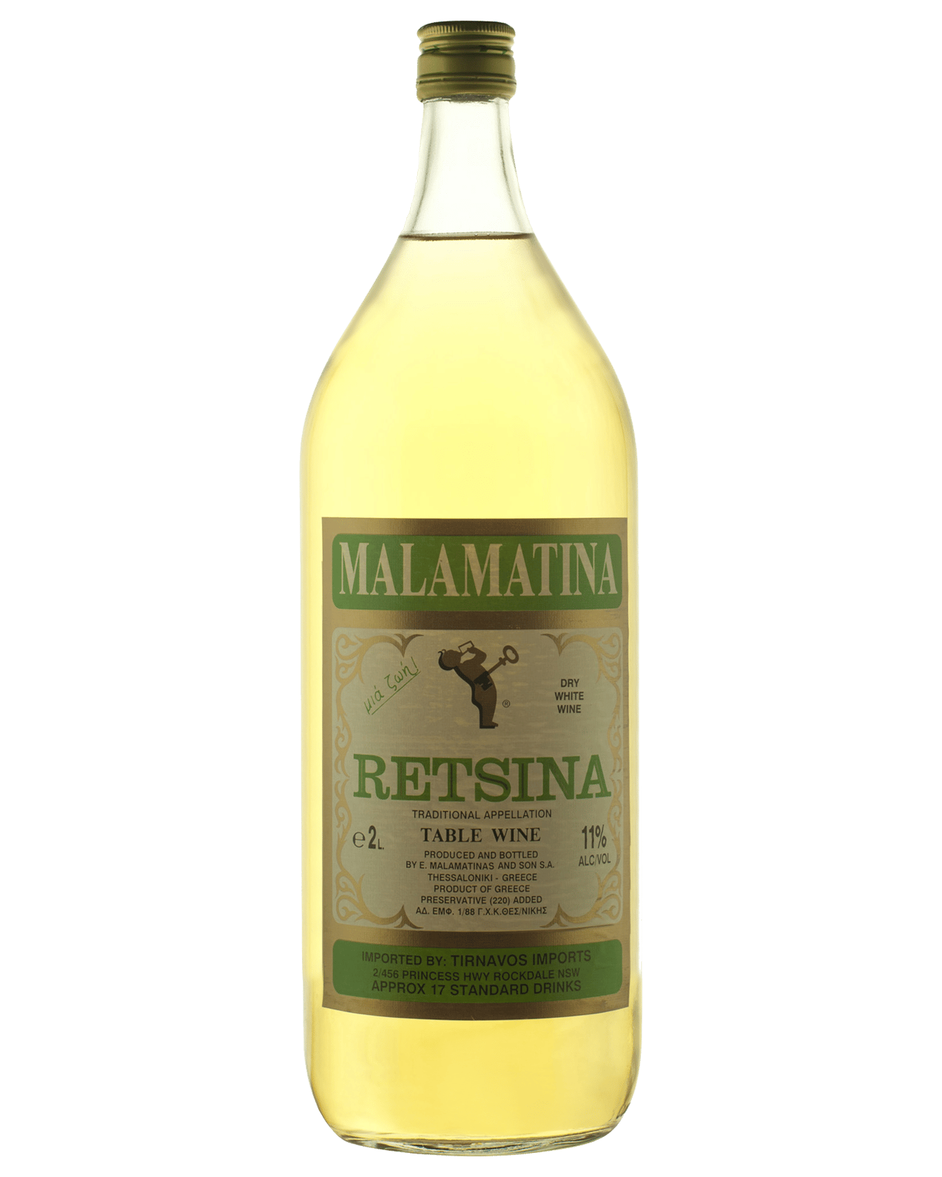 Buy Malamatina Retsina 2l Online @Lowest Price